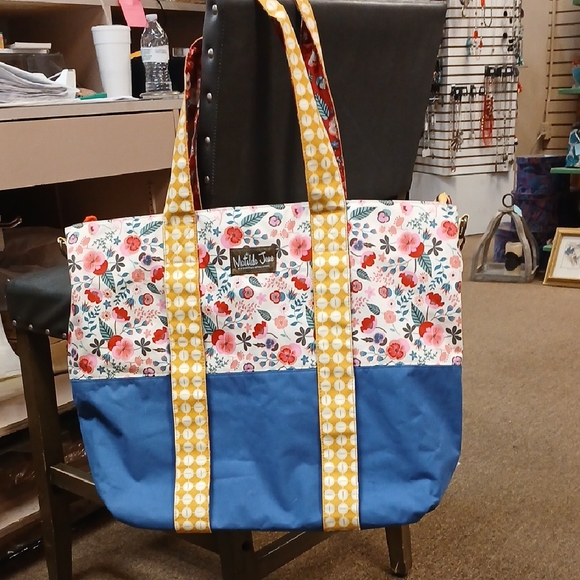 Matilda Jane | Bags | Matilda Jane Floral And Blue Tote Bag | Poshmark
